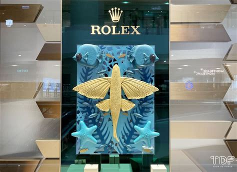 Luxury Watch Window Display TDF Visual Merchandising