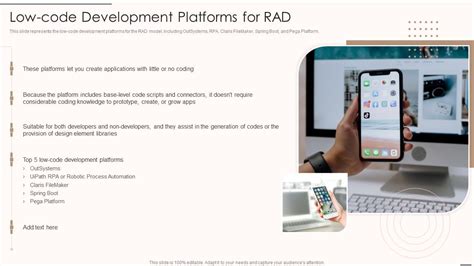 rapid application building framework low code development platforms for