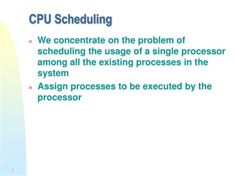 Ppt Uniprocessor Scheduling Powerpoint Presentation Free Download