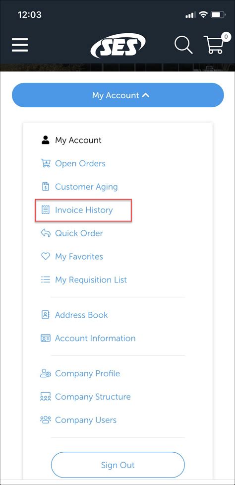 View My Invoices