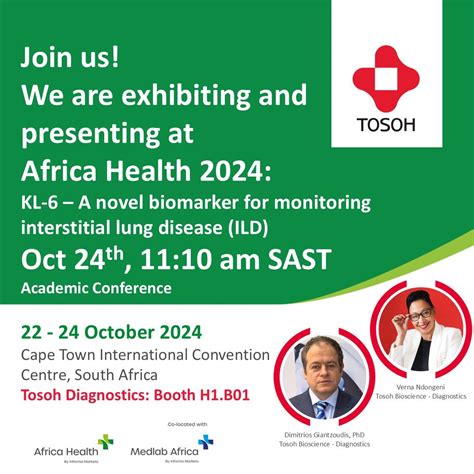 Tosoh Bioscience Diagnostics Emea On Linkedin Medlabafrica2024