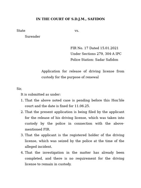 Release Application Pdf