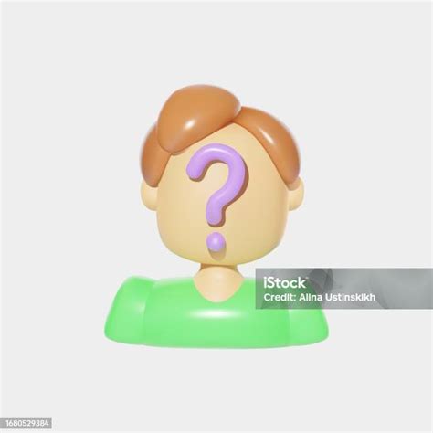 얼굴과 물음표가 없는 남자 머리 익명의 사람이 있는 3d 아이콘 3차원 형태에 대한 스톡 벡터 아트 및 기타 이미지 3차원 형태 가린 얼굴 개념 Istock