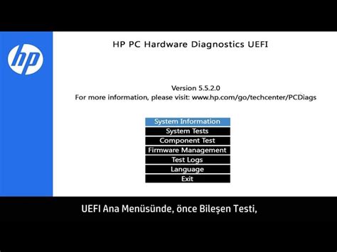 Hp Pc Hardware Diagnostics Uefi Tranet Biologia Ufrj Br