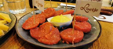 Ossenworst Local Sausage From Amsterdam Netherlands