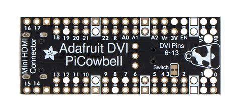 Picowbell Dvi Output For Raspberry Pi Pico Stemma Qtqwiichdmi