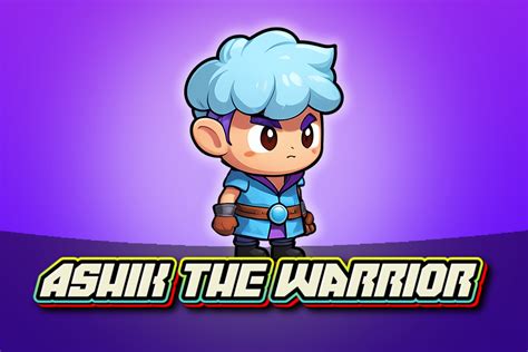 Ashik The Warrior 2d Animated Character Spriter 2d Characters Unity Asset Store