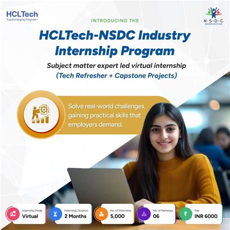 Introducing The Hcltech Nsdc Industry Internship Program For All — An Immersive Internship