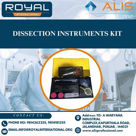 Premium Dissection Instruments Kit For Medical Medium At ₹ 135piece