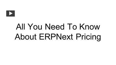 PPT – All You Need To Know About ERPNext Pricing PowerPoint ...