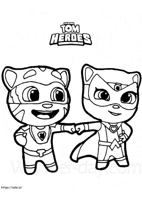 Coloração De Tom E Angela Desenhos Para Colorir Desenhos Para Colorir Gratuitas Para Crianças