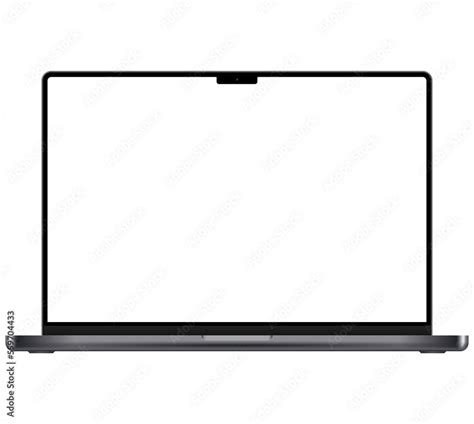Mockup Template Laptop With Blank Screen For Your Design Png 24