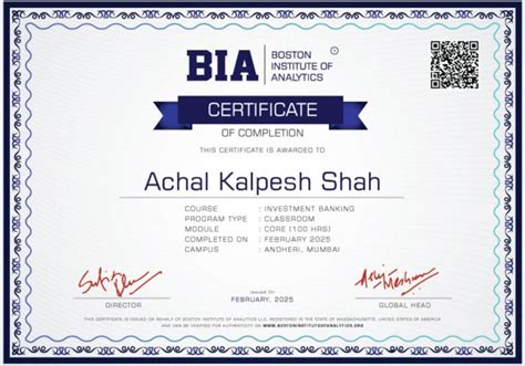 Investmentbanking Financialanalytics Achal Shah 10 Comments