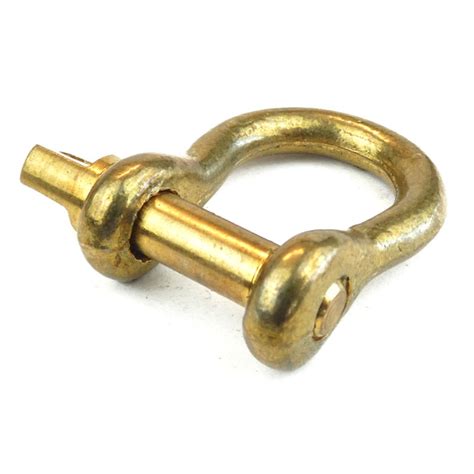 Brass Bow Shackle For Rigging Ropes Decorations Etc