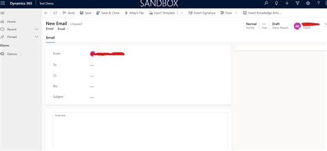 How To Enhanced Email Feature In Dynamics CE CRMONCE
