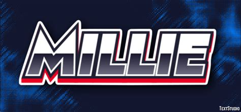 Millie Text Effect And Logo Design Name