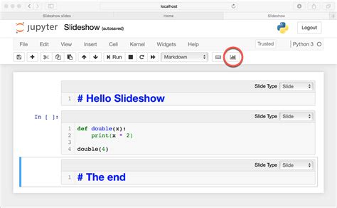 Creating Presentations With Jupyter Notebook Mouse Vs Python