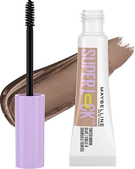 Maybelline Superlock Brow Glue Tinted Waterproof Tinted Brow Gel 24 Hour Wear Sculpted Brows
