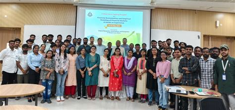 Iit Bhubaneswar Organizes Training On Financial Econometrics And