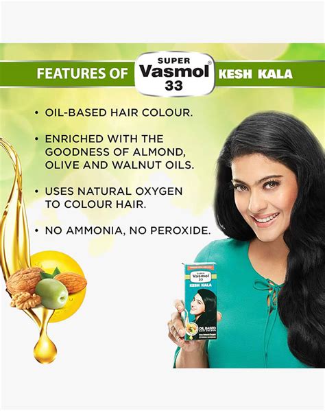 Super Vasmol 33 Kesh Kala Streax Direct