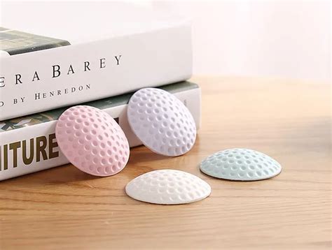 ₩443에서 도어 핸들 범퍼 가드 스톱퍼 벽 실드 프로텍터 셀프 접착제 실리콘 고무 라운드 도어 손잡이 스토퍼