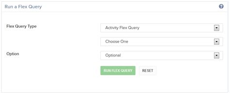 How To Run A Flex Query