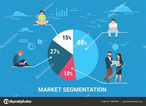 Market Segmentation Infographic Concept Illustration Stock Vector Image