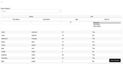 React Table Custom Filtering Multiple Values Filter Codesandbox React Table Custom Filtering Multiple Values Filter Codesandbox
