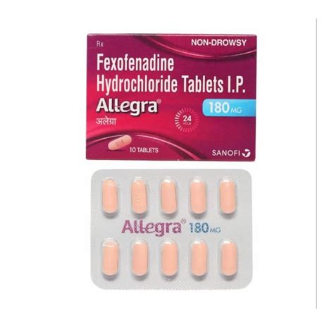 Fexofenadine 180mg Tablets At ₹ 224box Fexofenadine Tablet In Nagpur