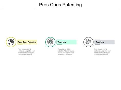 Pros Cons Patenting Ppt Powerpoint Presentation Portfolio Guidelines