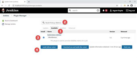 Jenkins Metrics And Trends How To Install Metric And Trend Related Pluggin