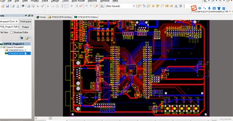 Stm32f103vet6单片机开发板altium Ad设计原理图pcb封装库文件stm32f103vet6开发板原理图 Csdn博客
