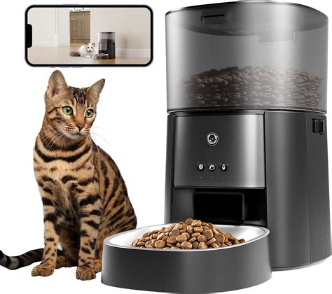 Automatic Cat Feeder With Camera 5gand2 4g Wifi Auto Cat Feeder Timed Cat Electric