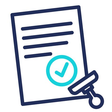 Approved Document Rubber Stamp Success Icon Download On Iconfinder