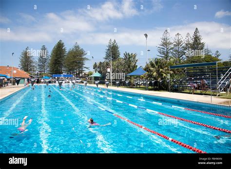 Byron Bay Public Open Air Olympic Size Swimming Pool Near Main Beach