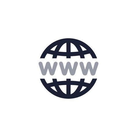 Simple Flat World Wide Web Globe Internet Connection Network Icon