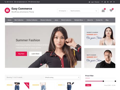 Easy Commerce Wordpress Theme
