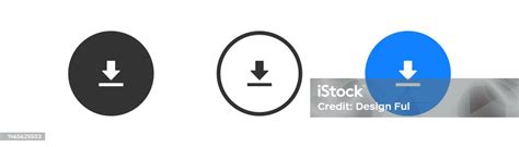 Download Icon In Circle On Light Background Save File Symbol Download