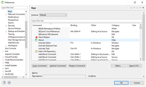 ctrl h to open file search instead of java search in eclipse