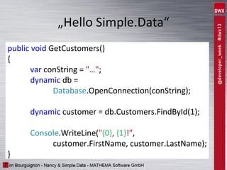 Introduction To The Nancy Framework Ppt