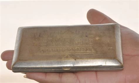 Vintage Brass Taj Mahal And India Map Engraved Cigarette Boxcase £3606 Picclick Uk