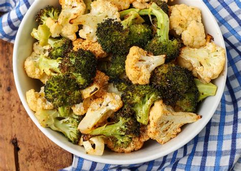 Roasted Broccoli And Cauliflower Vegetable Recipes
