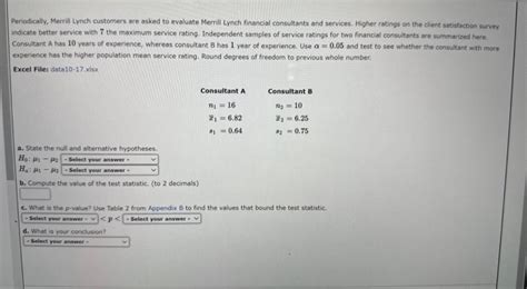 Solved Eriodically Merrill Lynch Customers Are Asked To