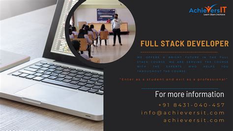 Full Stack Developer Course Your Path To Success In Bangalore With Achieversit Institute By