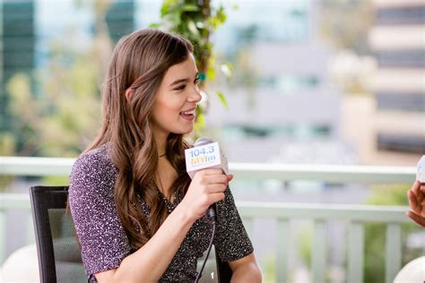 HAILEE STEINFELD At MyFM Balcony In Los Angeles HawtCelebs