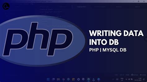 Writing Data Into Mysql Database Using Php Phpmyadmin Codeayan