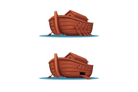 Noah Ark Ancient Ship Religion Vector Graphic By Aryohadi · Creative