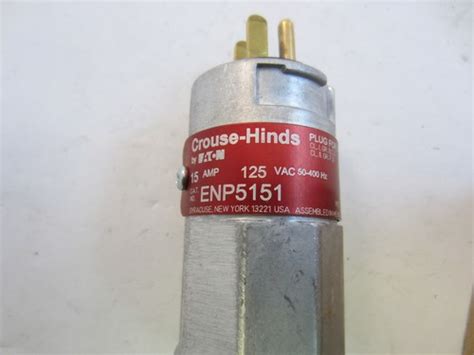 Crouse Hinds Enp5151 Explosion Proof 15 Amp 120v Plug New In Box Ebay