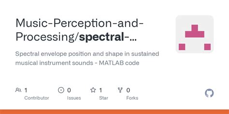 Github Music Perception And Processingspectral Envelope Study