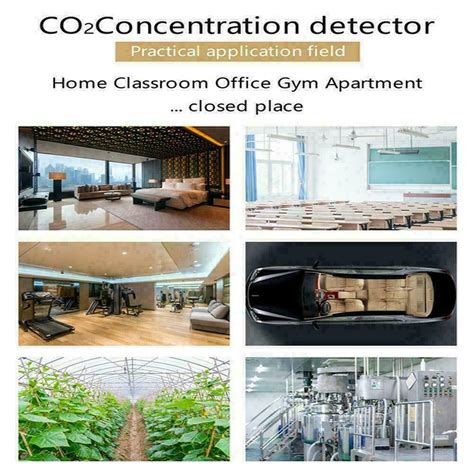 Co2 Meter Air Quality Monitor 400 5000 Ppm Sensor Carbon Dioxide